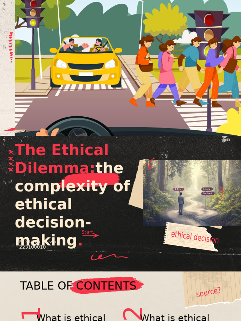 The Ethical Dilemma - TAREK | PDF | Crimes | Crime & Violence