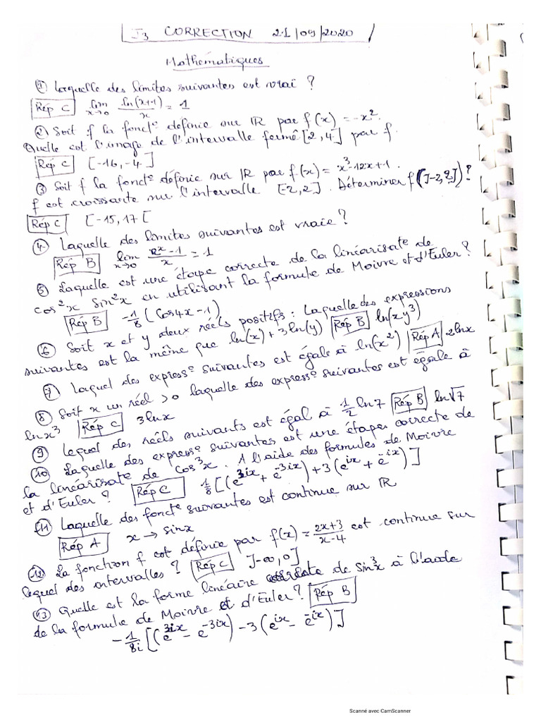 CONCOURS MATHS | PDF