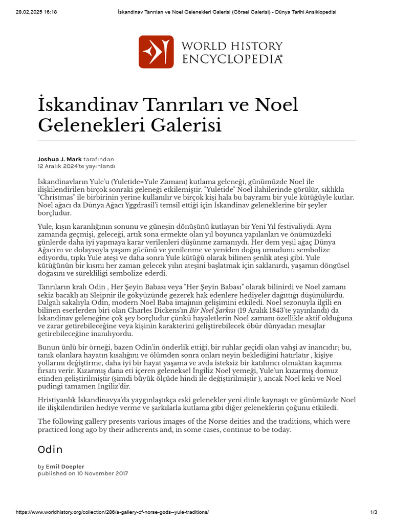İskandinav Tanrıları Ve Noel Gelenekleri Galerisi (Görsel Galerisi ...