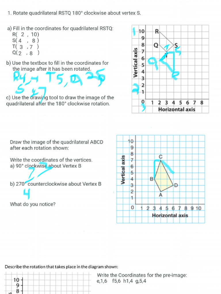 Copy of Rotations Assignment #3 | PDF