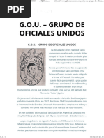 Perón y el GOU: Toma del Poder en 1943 | PDF | Política | Historia
