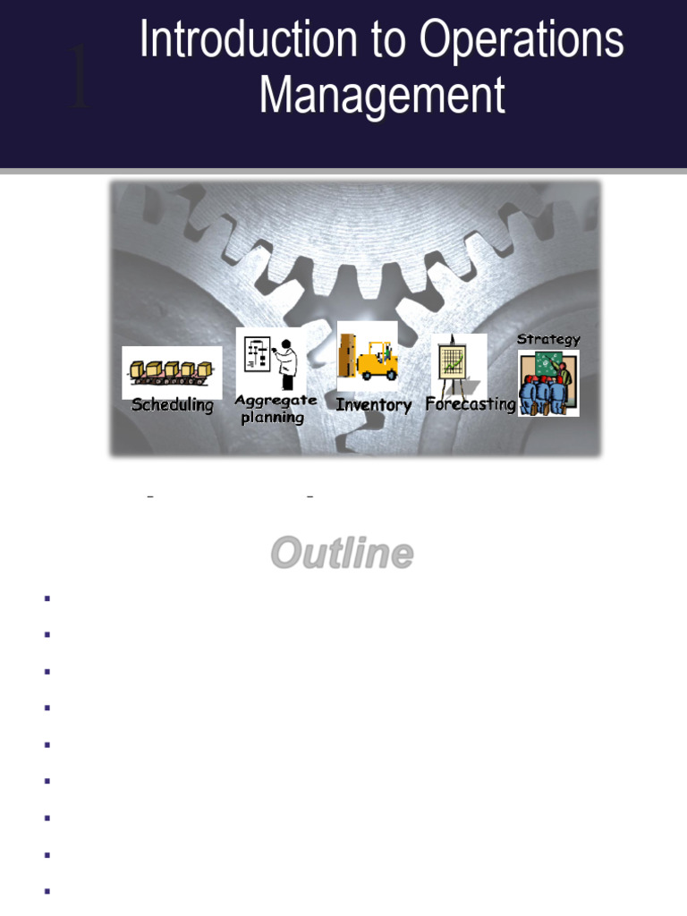Module 1 - Introduction To Operations Management, Productivity | PDF ...