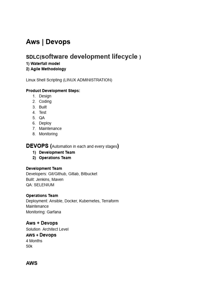 AWS + Devops | PDF