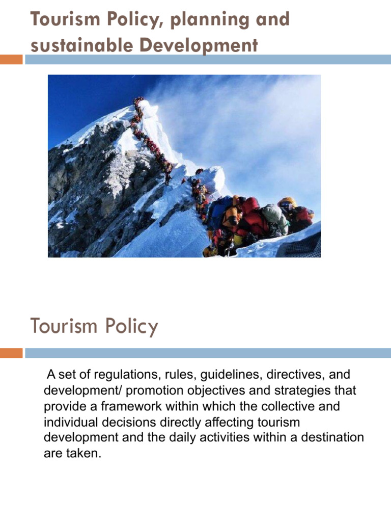 Tourism Policy, Planning and Sustainable Development (1) (4) 2 | PDF ...