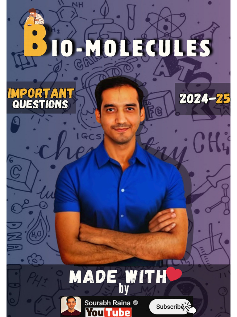 Biomolecules Important Questions | PDF