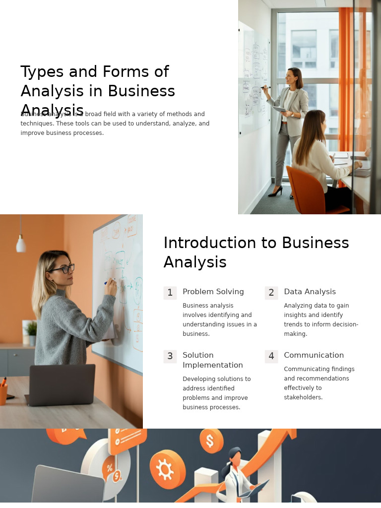 4 Types and Forms of Analysis in Business Analysis | PDF | Risk ...