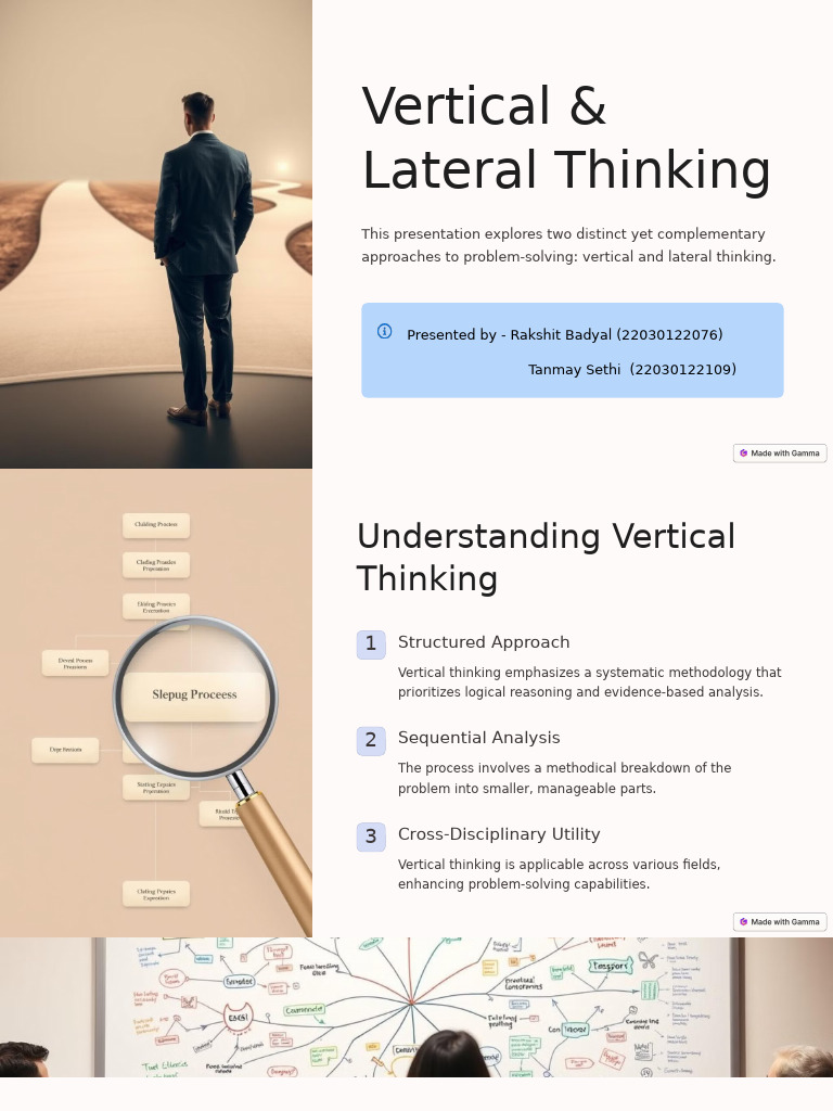 Vertical-and-Lateral-Thinking | PDF | Thought | Creativity