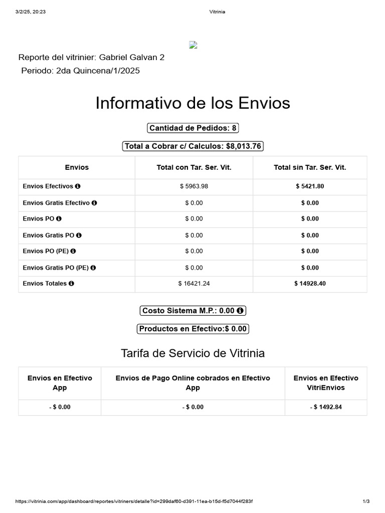 Gabriel Galvan 2 Segunda Quincena de Enero 2025 | PDF