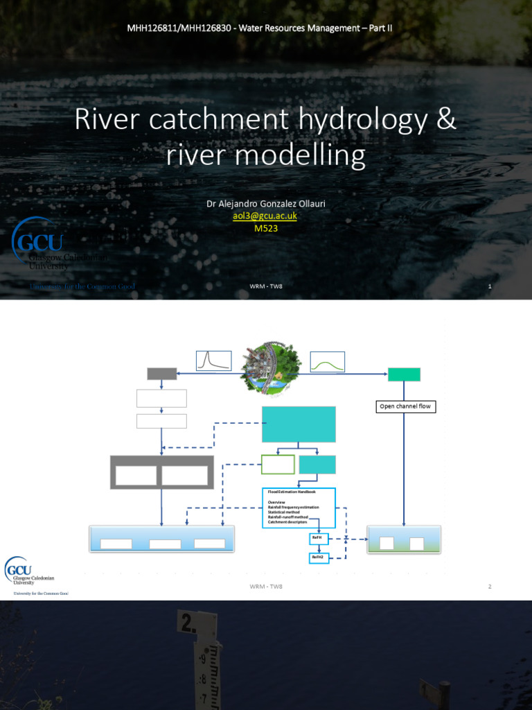 River Hydrology and Modelling Techniques | PDF | Dynamics (Mechanics ...