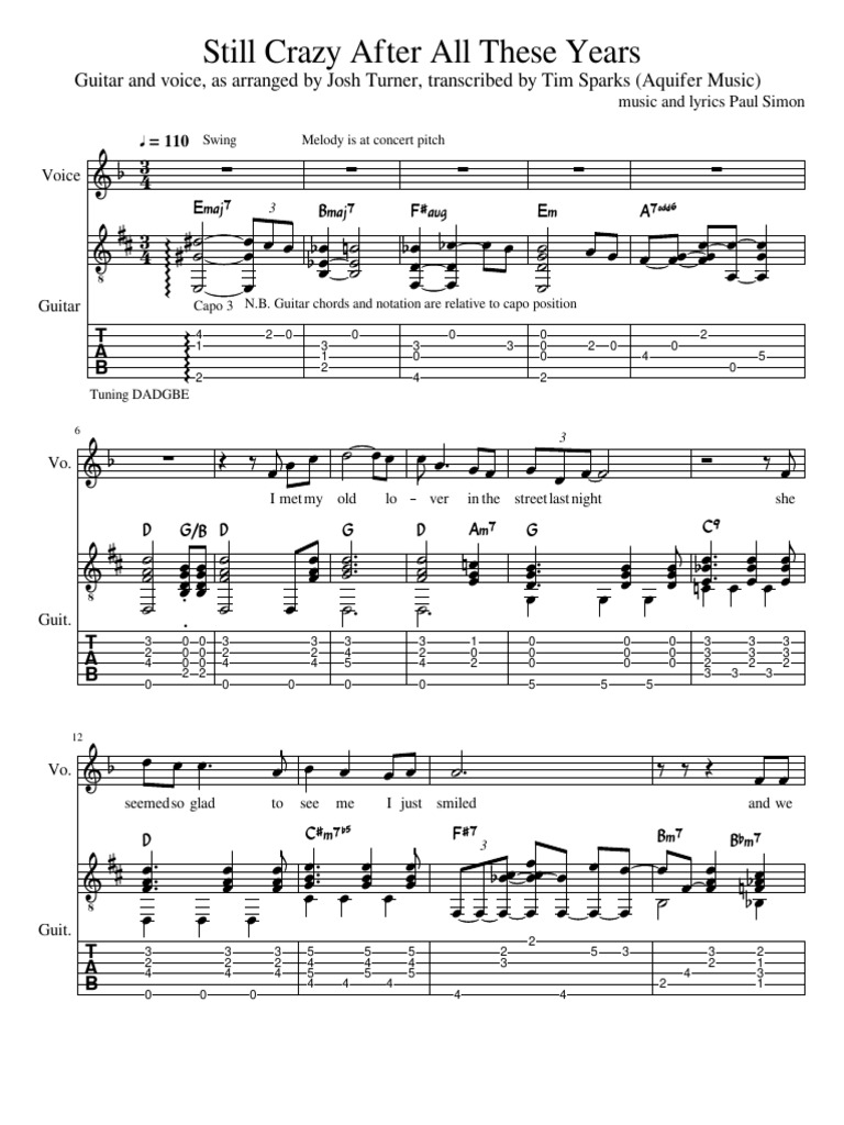 Still - Crazy With Chords | PDF | Chordophones | Music Theory