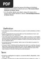 Satire and Analysis of A Modest Proposal | PDF | Satire | Irony