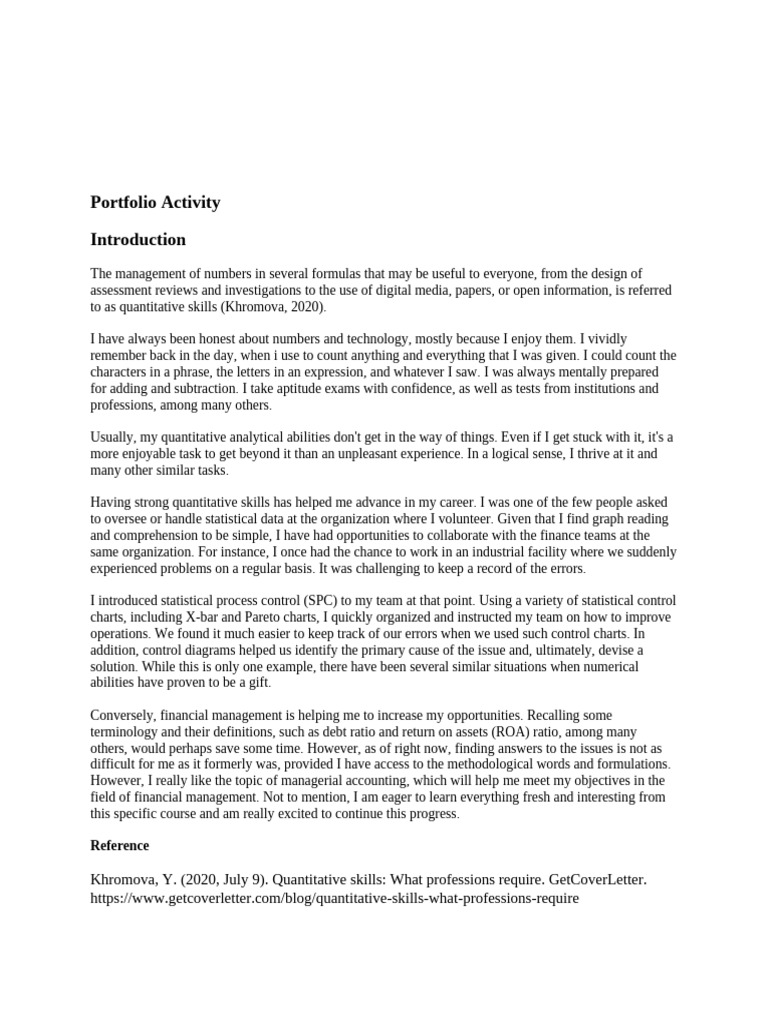 Portfolio Activity Unit1 | PDF | Cognition | Cognitive Science