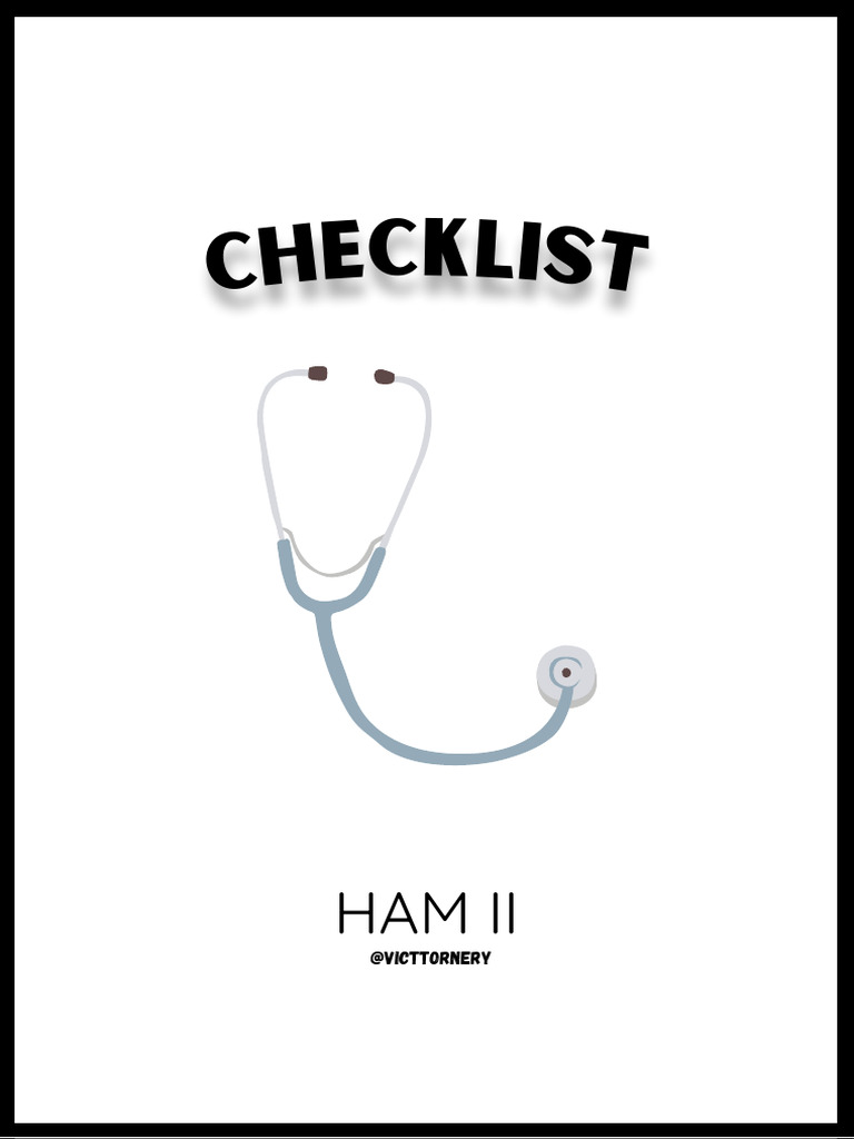 CheckList HAM II - Unlocked | PDF | Joelho | Próstata