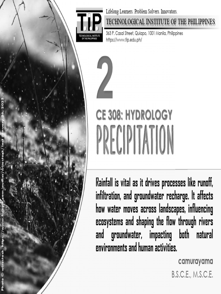 Lesson No.02 Precipitation | PDF | Precipitation | Rain