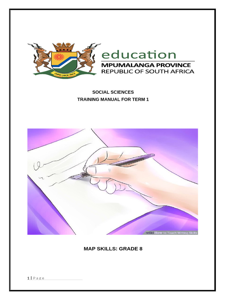 2024 Grade 8 Mapskills Training Manual | PDF | Equator | Longitude