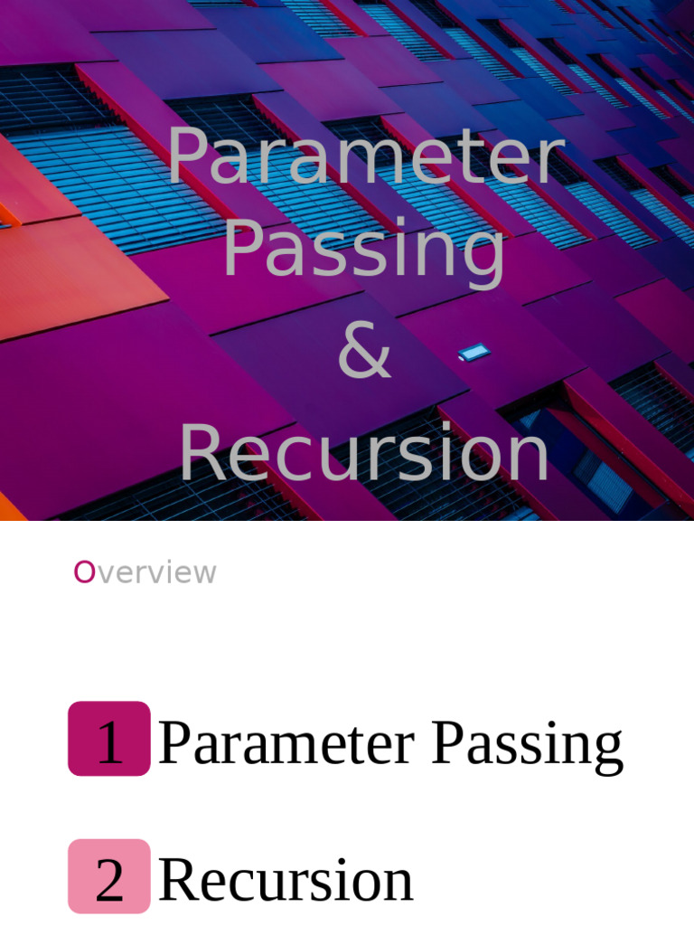 Lec10 - Recursion&ParamPassing - With - Animations - 2 | PDF | Computer Programming ...