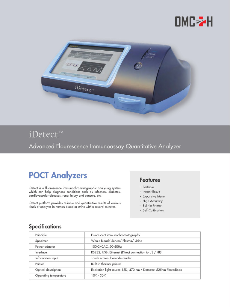 POCT Analyzer Catalog | PDF