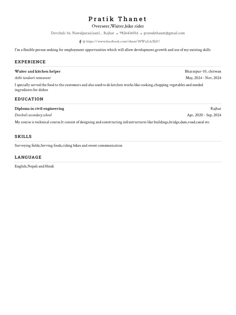 Prateek-Thanet-cv | PDF