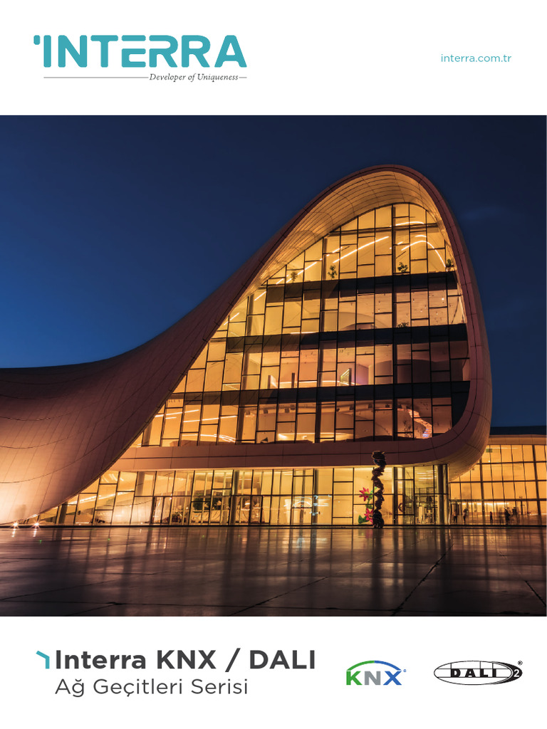 Interra KNX Dali Gateway Flayer TR | PDF