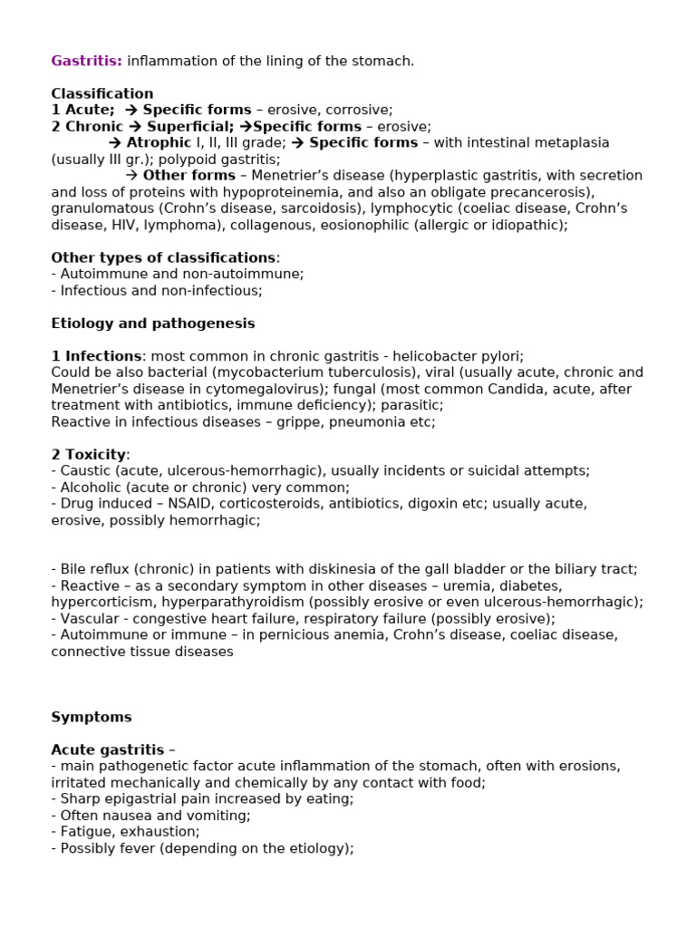 Gastroenterology-1 | PDF | Stomach | Gastroesophageal Reflux Disease