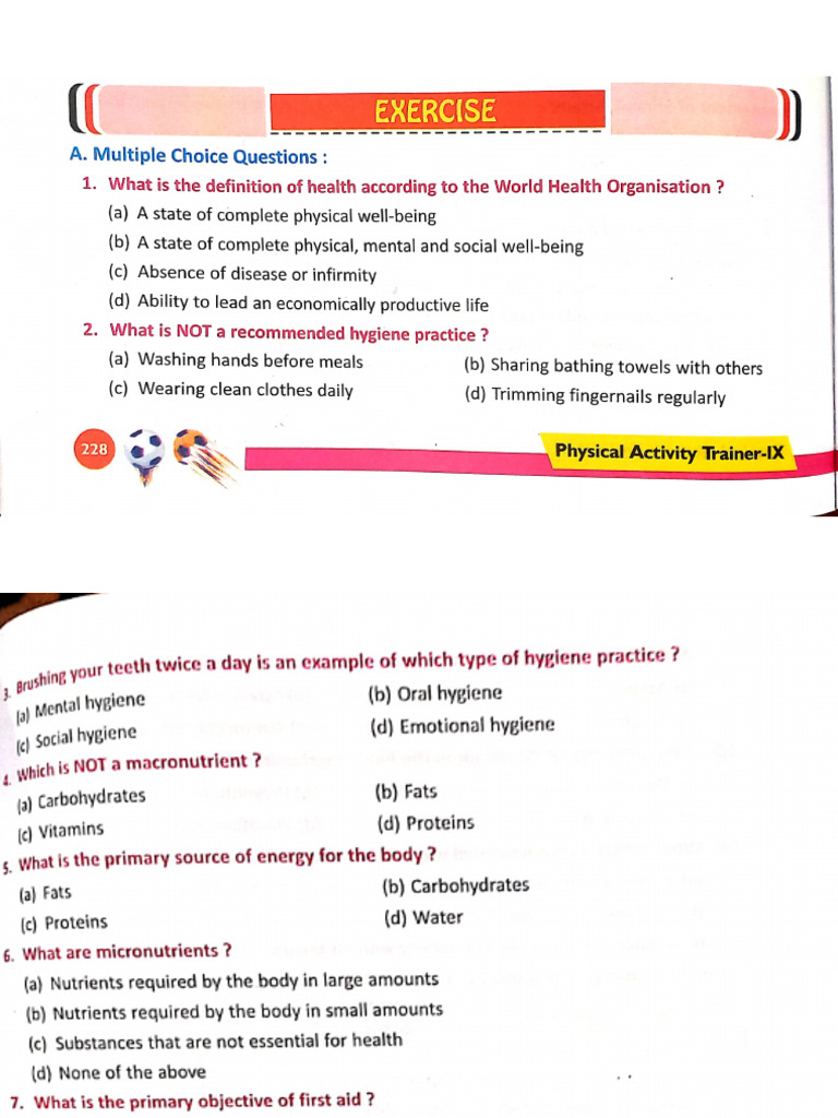 Q A Class Ix Unit 4 Children Health and Safety | PDF