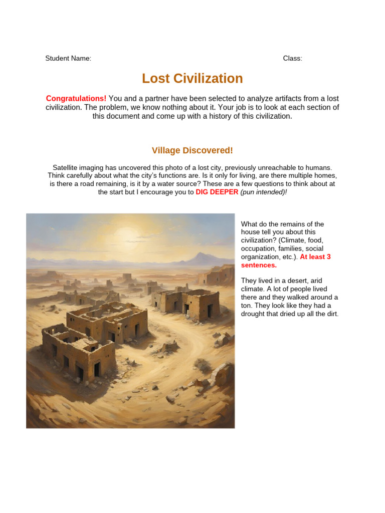 Lost Civilization | PDF
