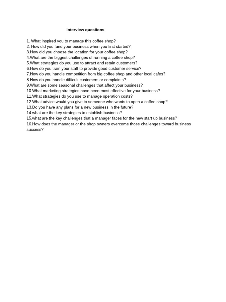 Interview Question | PDF