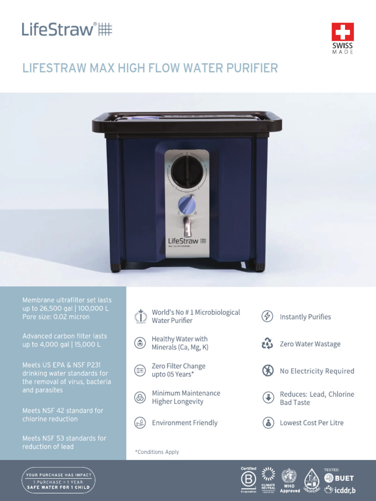 LifeStraw Max | PDF