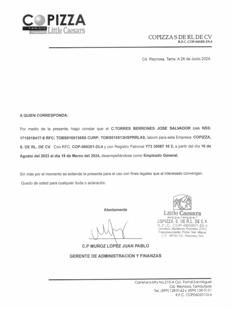 Torres Berrones | PDF
