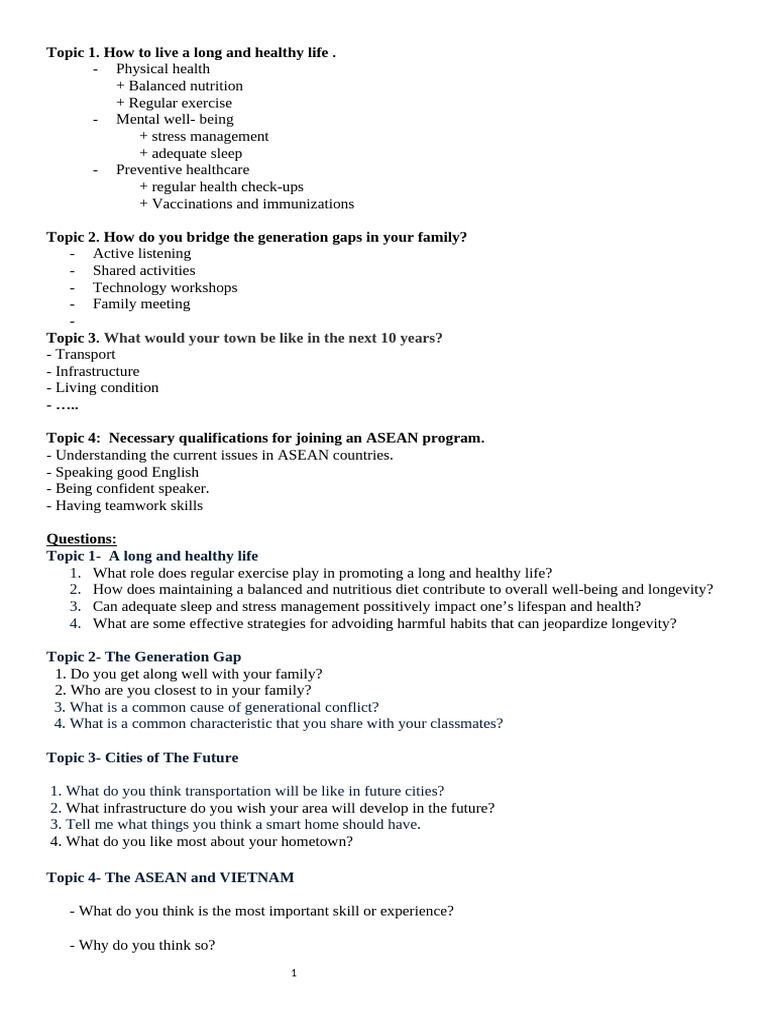 In Topic SPEAKING | PDF