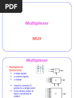 8x1 Mux Using 4x1 Mux | PDF | Electronic Design | Computer Engineering