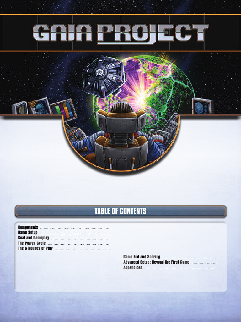 Gaia Project Rules CG.0609sm2 | PDF | Mining