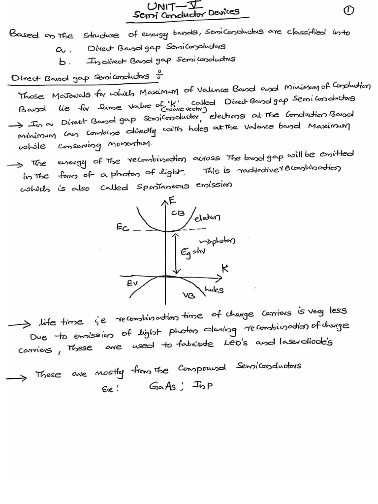 Semiconductor Physics | PDF