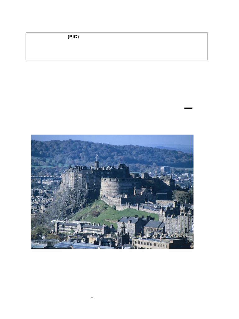 Edinburgh Castle Defences Overview | PDF | Castle | Fortification