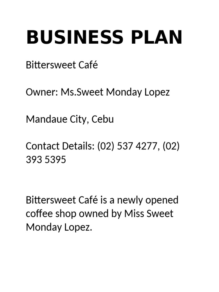 Business Plan TLE | PDF