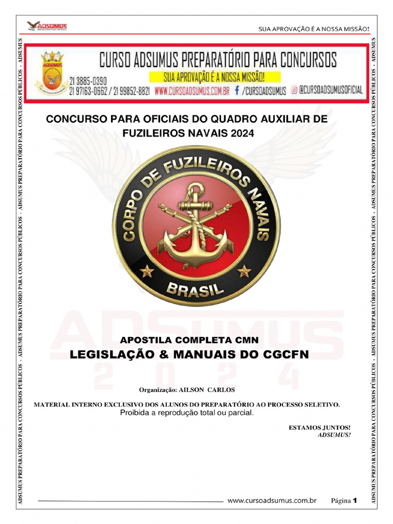 FN - Apostila Completa - Qoam CMN Afn - 2024 - 04abr2024 - 294 Pags ...