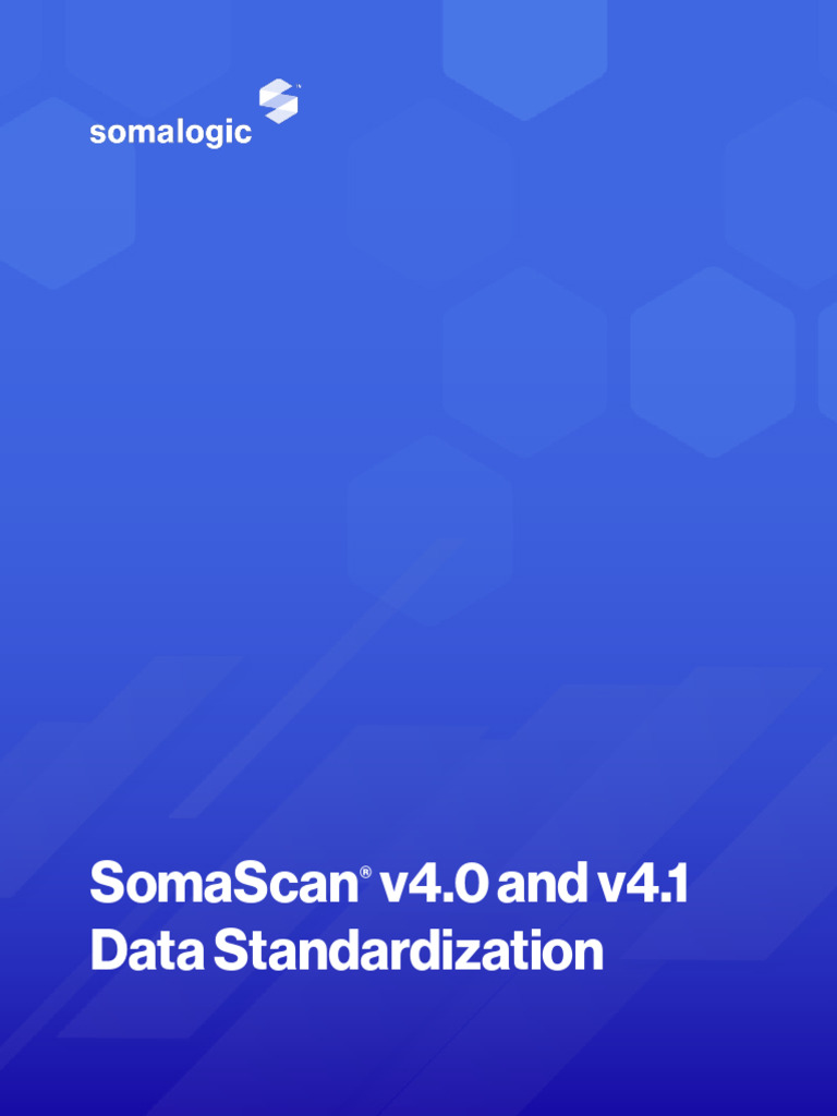 SomaScan v4.0 and v4.1 Data Standardization | PDF | Assay | Variance