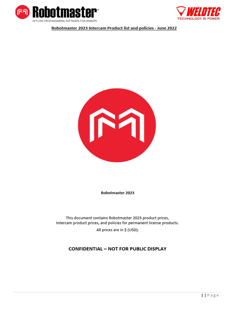 Robotmaster Price List 2023 | PDF | 3 D Printing | Software