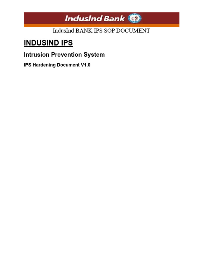 IPS Hardening Document V1.0 | PDF | File Transfer Protocol | Secure Shell