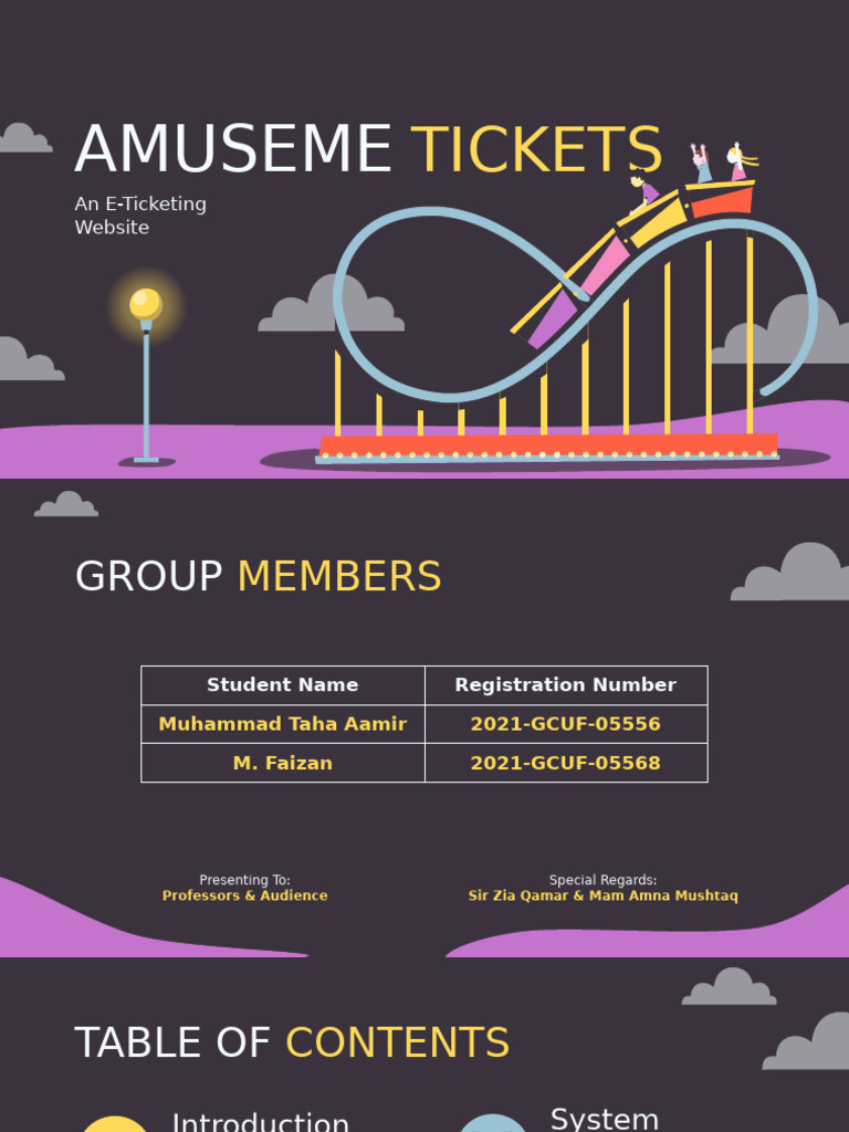 8 Project Amuse Me Ticket System 4th | PDF | Databases | Information ...