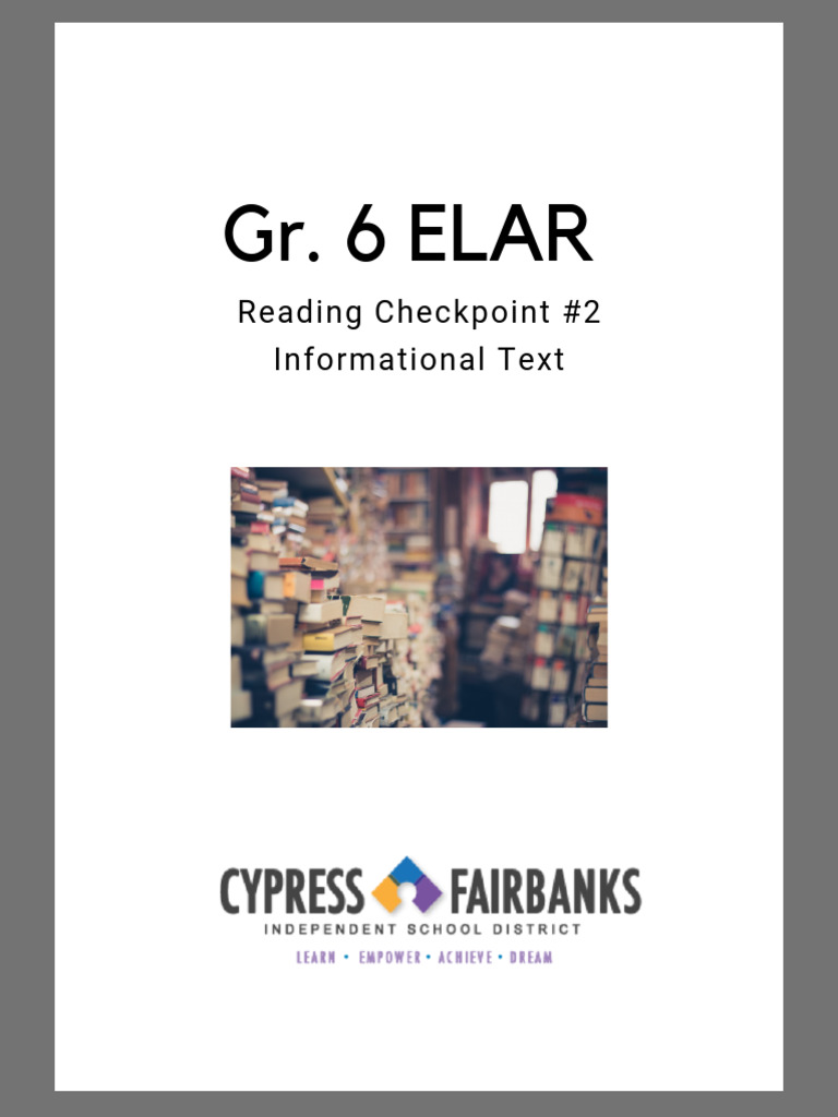 Informational Checkpoint | PDF