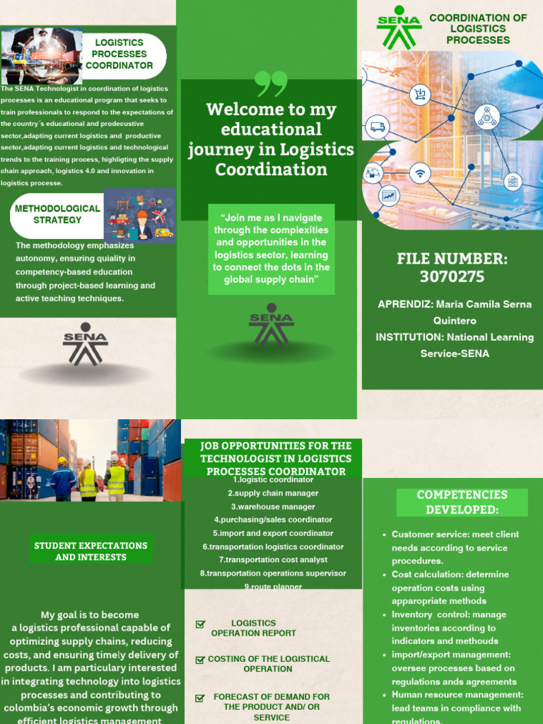 Logistics Processes Coordination Program | PDF | Logistics | Supply Chain
