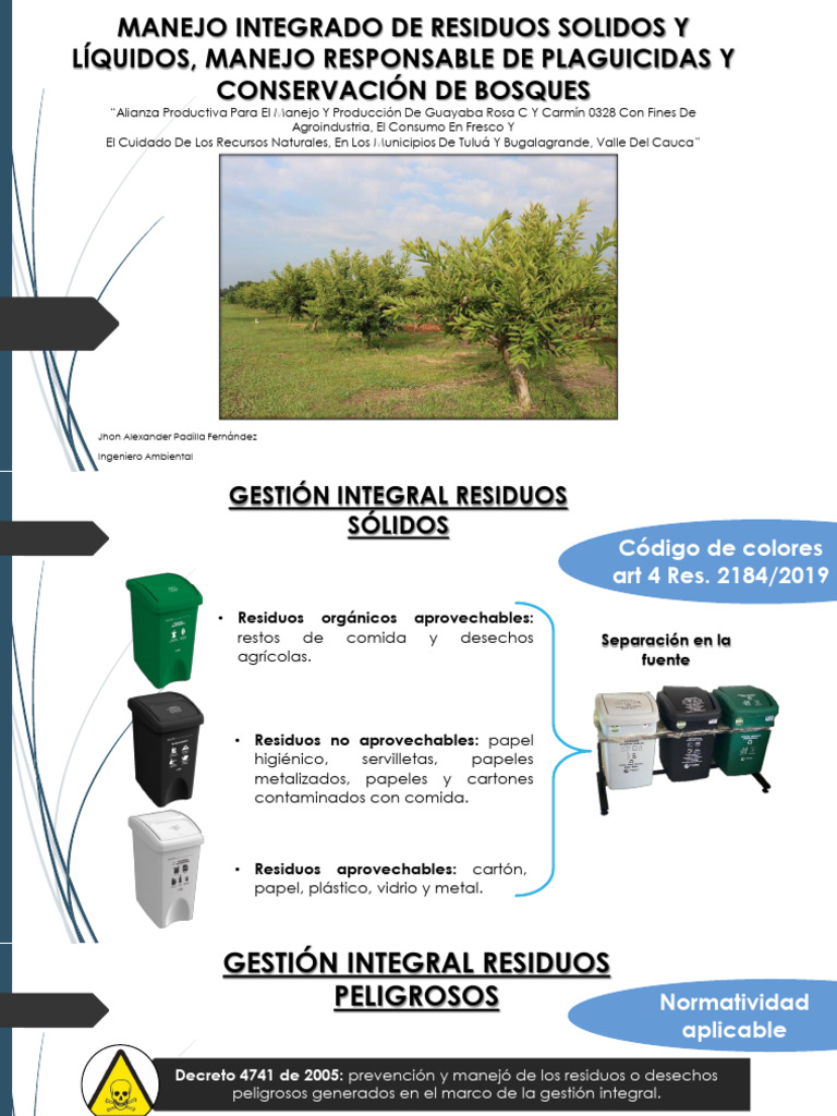CAPACITACIÓN | PDF | Residuos | Pesticida
