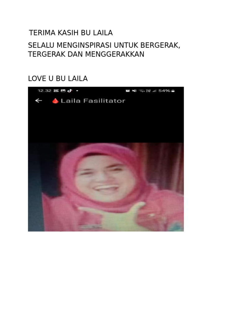Terima Kasih Bu Laila | PDF