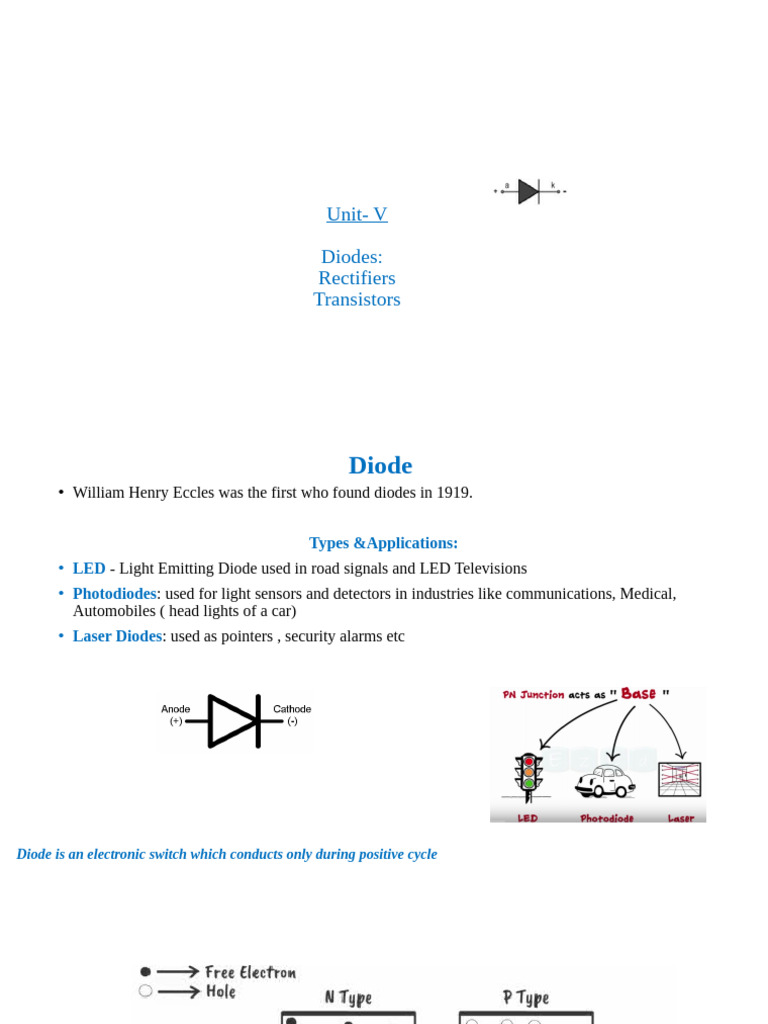Diodes and Rectifiers Overview | PDF | P–N Junction | Rectifier