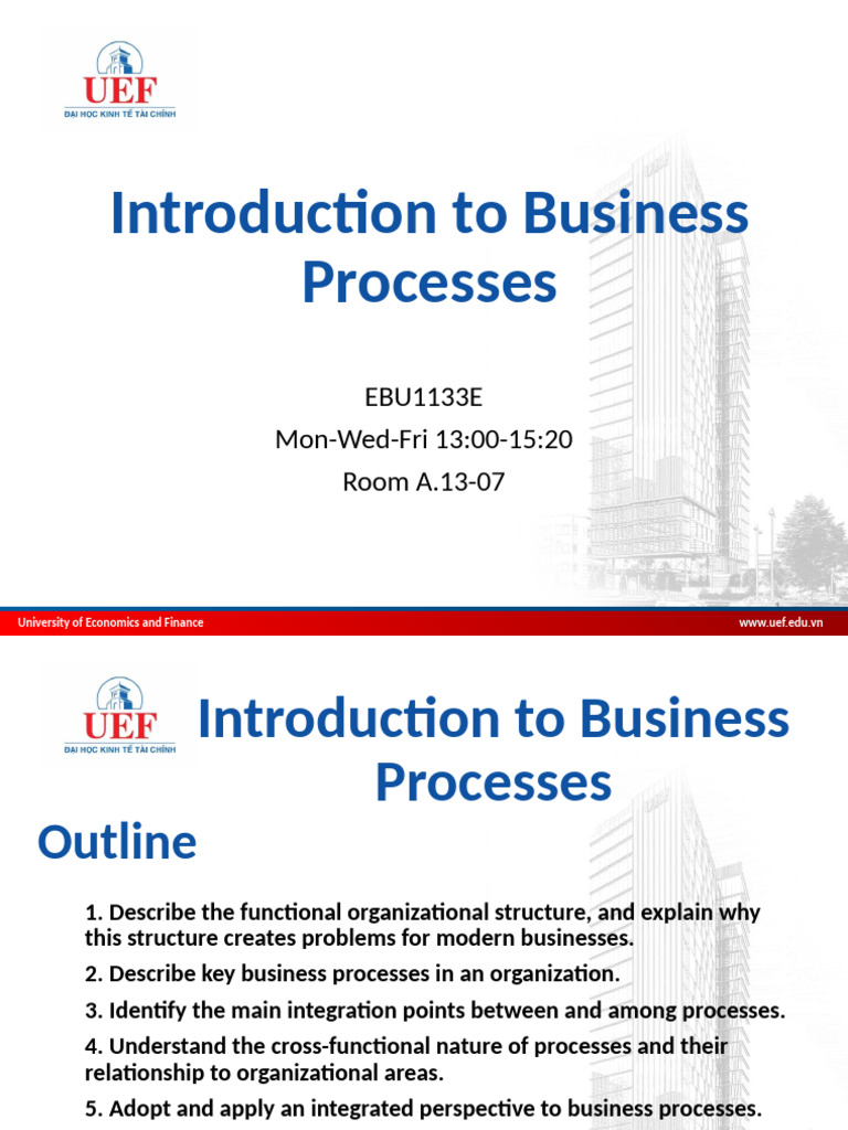 Chapter 2 - Introduction To Business Processes (Students) | PDF ...