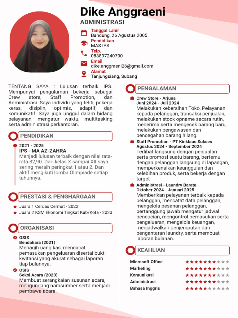 Contoh CV | PDF