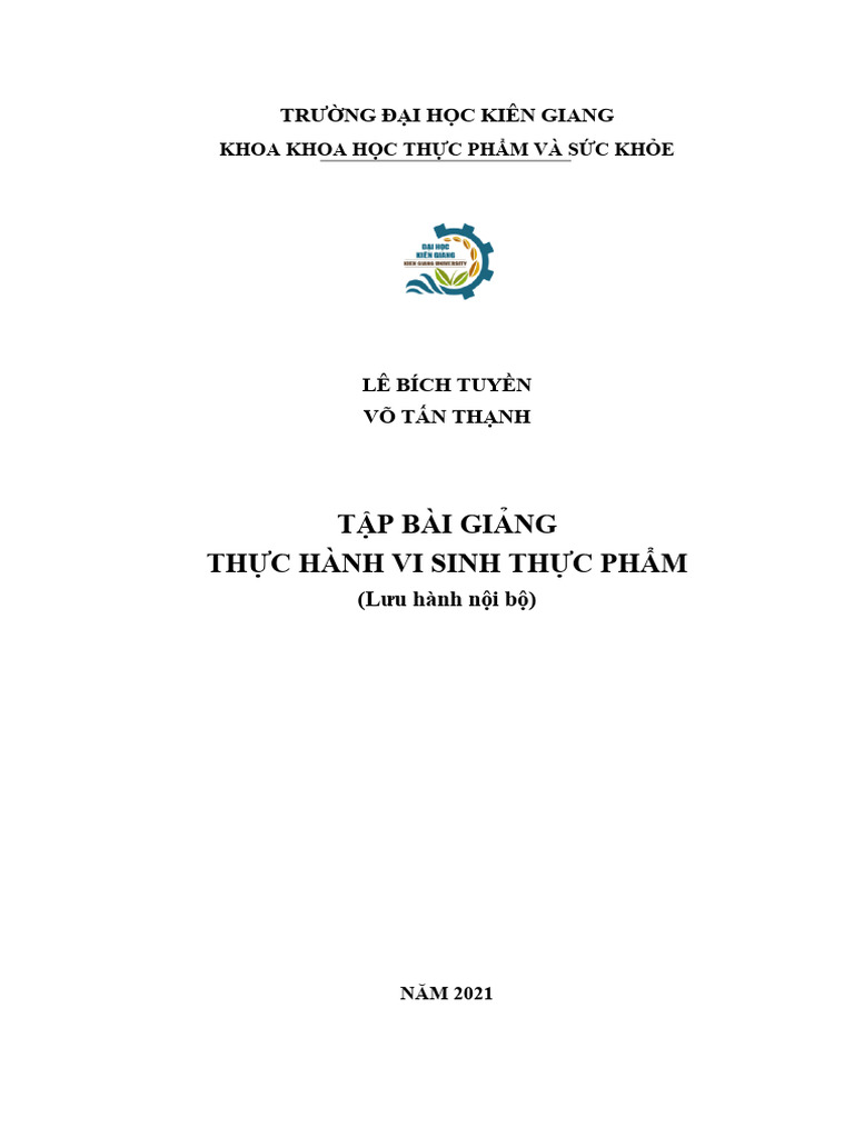 Tập Bài Giảng TH VSTP 2021 | PDF