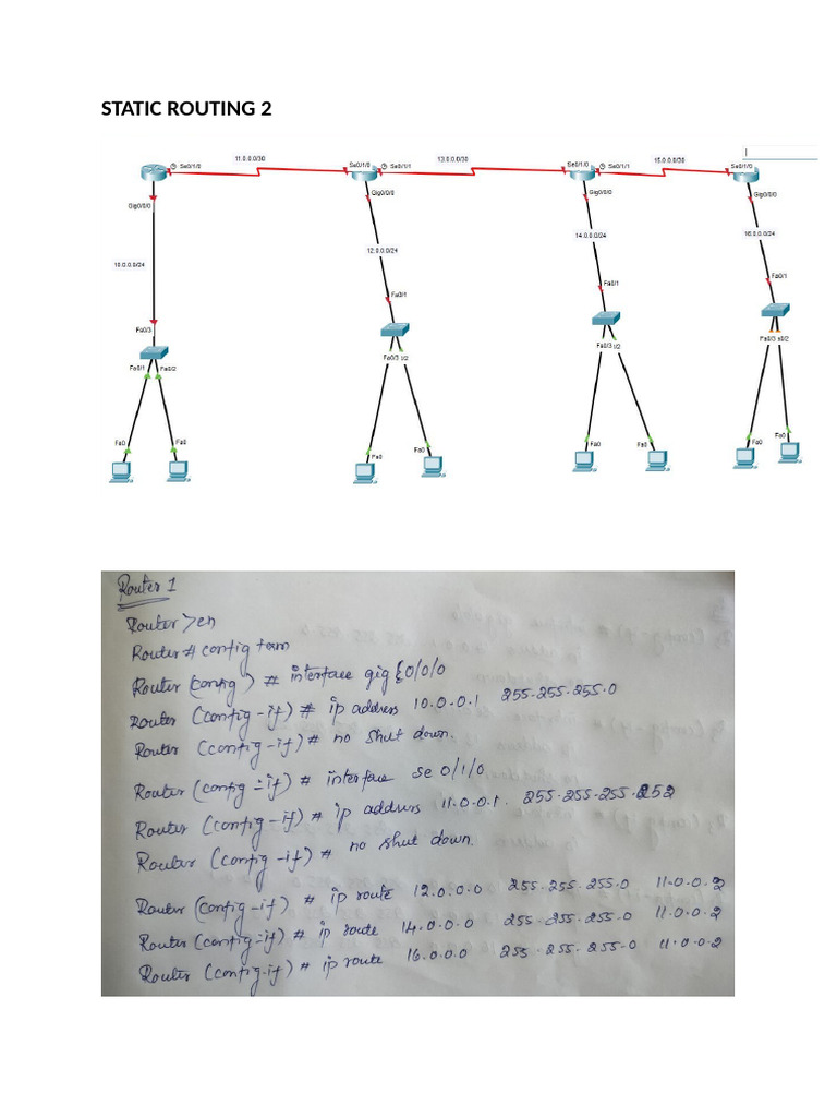 Static Routing 2 | PDF