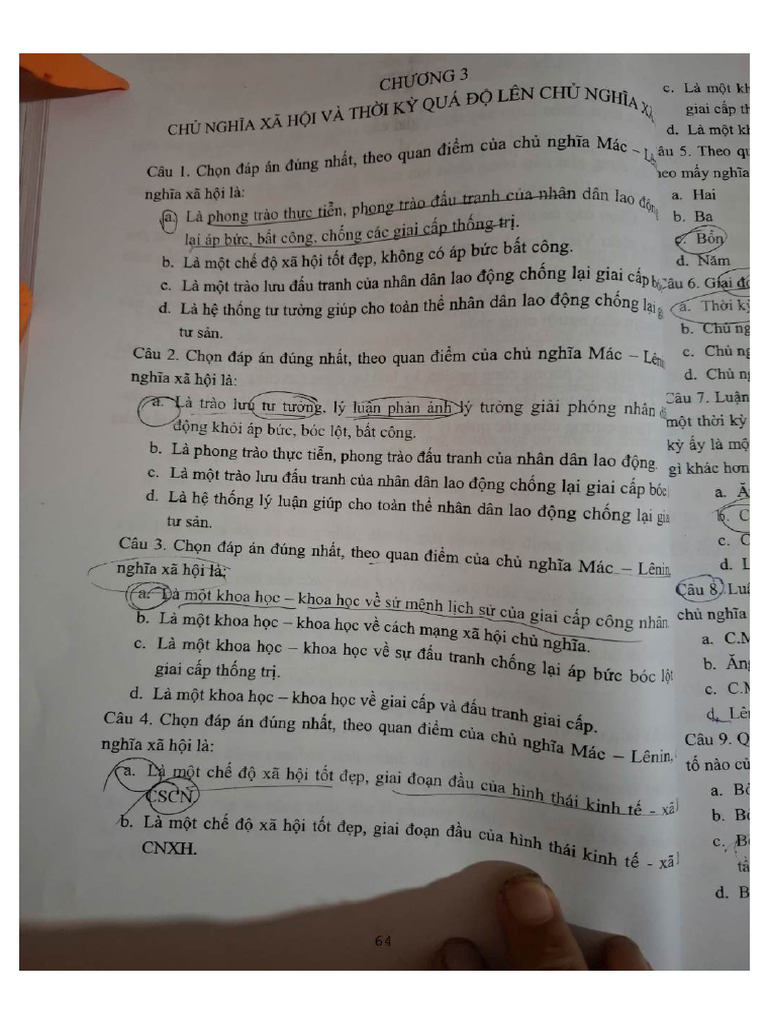 Chương 3 CNXHKH | PDF